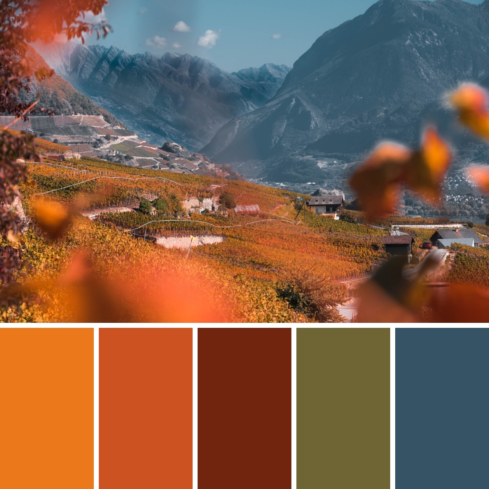 7 AUTUMN COLOUR PALETTES HEX CODES Mean Creative